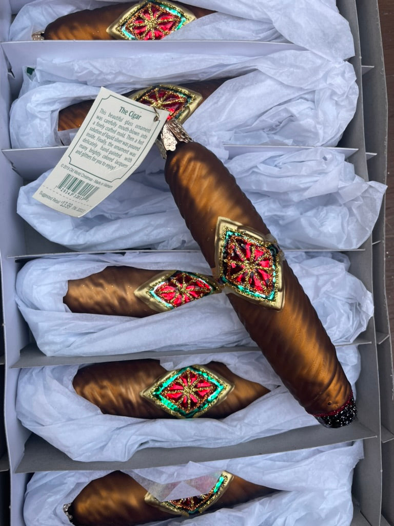 The Cigar Old World Christmas Ornament – The Summit All Seasons Market